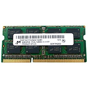 HP 8GB (1 x 8GB) PC3L-12800 DDR3L-1600 SODIMM for Notebooks [PN: 693374-001/693374-005]