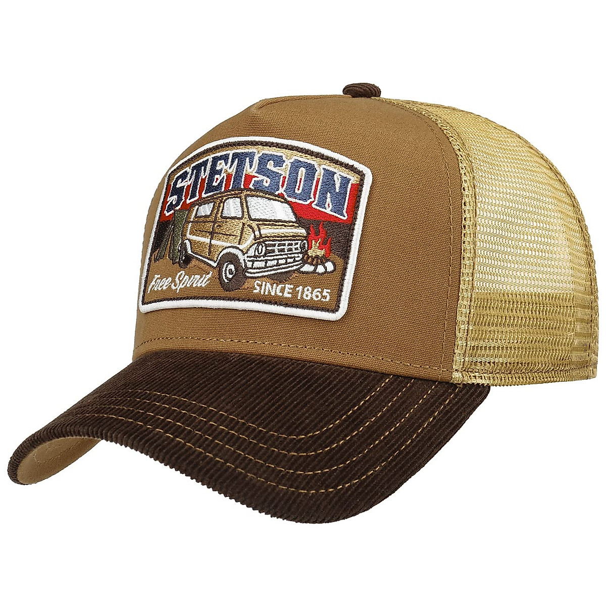 Stetson by The Campfire Trucker Cap Men Brown One Size