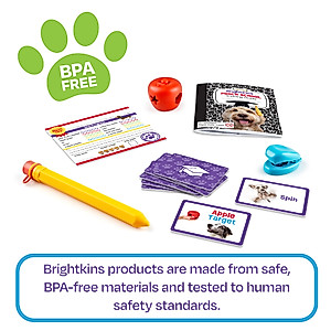 Brightkins Pooch School Training Set - 15 Piece Set Training Games for Dogs, Games and Toys for Dogs