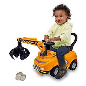 Kiddieland Lights N' Sounds Activity Crane Truck Ride-on