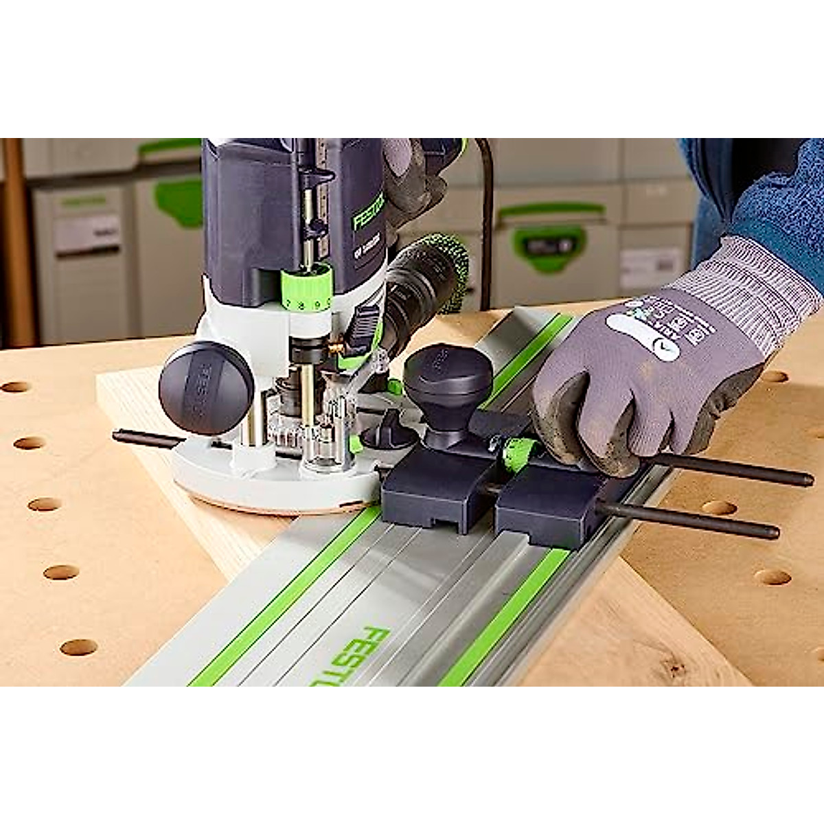 Festool 492601 Guide Stop Adapter For OF 1400 And FS Guide Rails