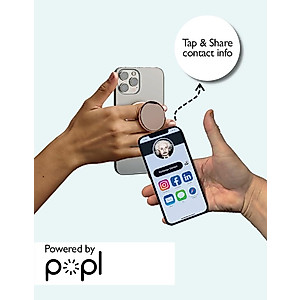 HANDL O MagSafe Carbon Fiber Removable Phone Grip & Stand for Smartphone – for Magnetic Charging