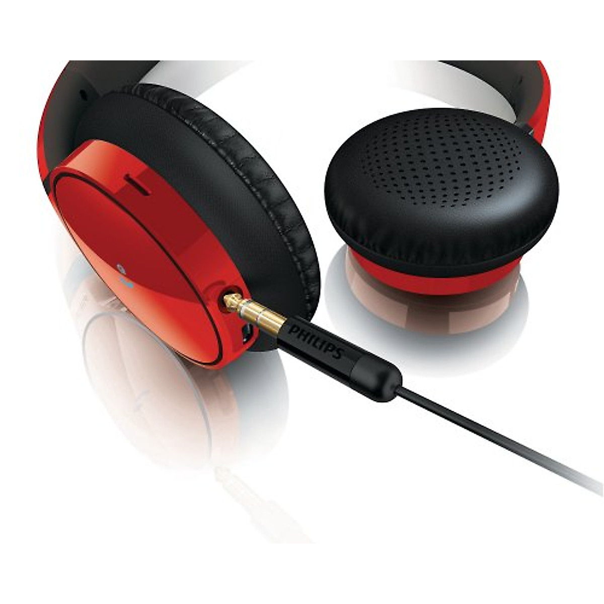 Philips SHB9100RD/28 Bluetooth Stereo Headset, Red