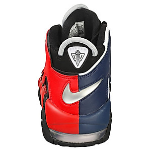Nike mens Air More Uptempo Basketball Trainers Cj6129 Shoes, Black/Red/Navy, 10