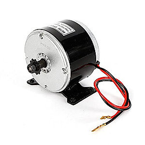 Electric Motor, 250W 24V DC Electric Brush Motor for DIY Electric Scooter E Bike Go Kart Mini Bike Quad