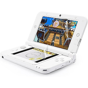 OSTENT Top+Bottom Clear Screen Protector LCD Film Guard Skin for Nintendo 3DS LL/XL Pack of 3