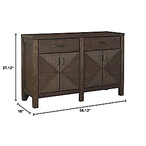 Signature Design by Ashley Dellbeck Dining Room Server, Brown
