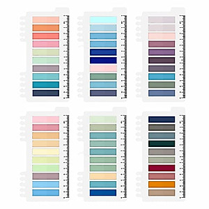 Antner 1200pcs Sticky Index Tabs Page Markers Colored Book Tabs Sticky Notes Page Flags Index Tabs Annotation Tabs Label Stickers