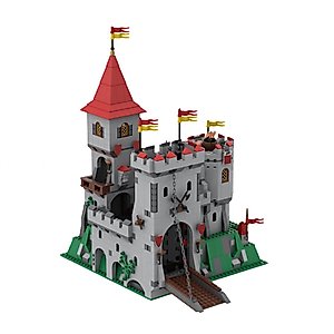 DECI Medieval Castle Building Blocks MOC Set Street Scene Model Building Blocks Set Mini Architecture Display (1000PCS)