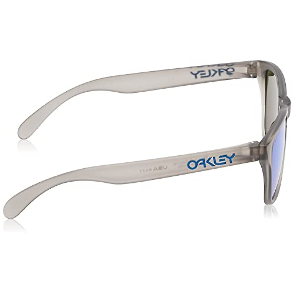Oakley Youth OJ9006 Frogskins XS Square Sunglasses, Matte Grey Ink/Prizm Sapphire, 53 mm