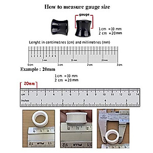00 gauges 10mm ear gauges 00g 0 00 tunnels gauges 00g 0g plugs ears women men silicone 00g 00 gauge 10mm
