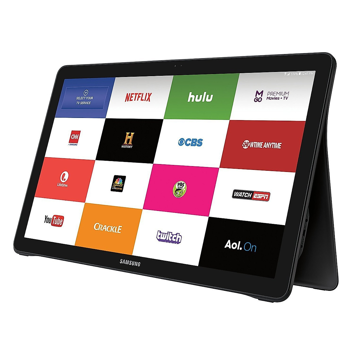 Samsung Galaxy View 64GB Wi-Fi (+ 4G LTE on AT&T) Unlocked Android 18.4in Large-Display Tablet Computer, Black (Business Packaging / Brown Box) (Renewed)