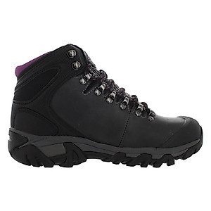 Pacific Mountain Women's Hiking Boots, Asphalt/Violet, 9.5