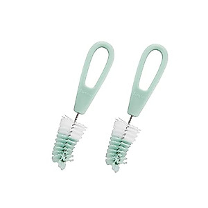 Simba Rotary Nipple Brush (Green, Set of 2)
