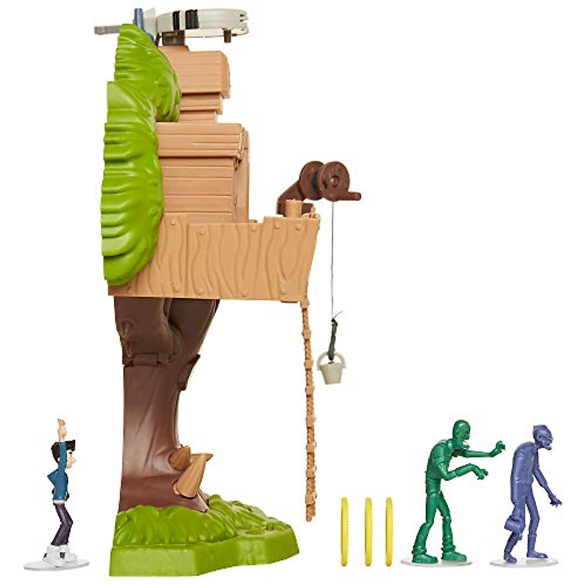 The Last Kids On Earth - Tree House of Awesomeness Playset, Includes Exclusive Jack Action Figure & 2 Zombies