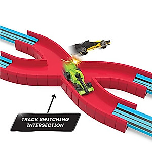 Driven by Battat – Toy Car Racing Loop Playset – 28Pc Toy Racing Loop Set – Race Car Toys and Playsets for Kids – Pullback Cars – 3 Years + – Turbo Dash (28pc)