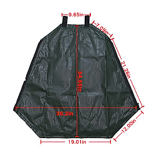 6 Pack 20 Gallon Watering Bags for Tree, Slow Release Tree Irrigation Bag, Premium PVC Drip Irrigation System for Sapling, 5-8 Hours Releasing Time Gator Bags for Plants and Trees, Reusable