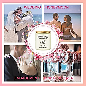 LAMIVEENLA Wedding Gifts Scented Candle Lavender - Cool Bride Gifts Bridal Shower Gift Engagement Gift for Women Bride to Be Gifts Bachelorette Gifts for Bride Soy Candle 7.4oz
