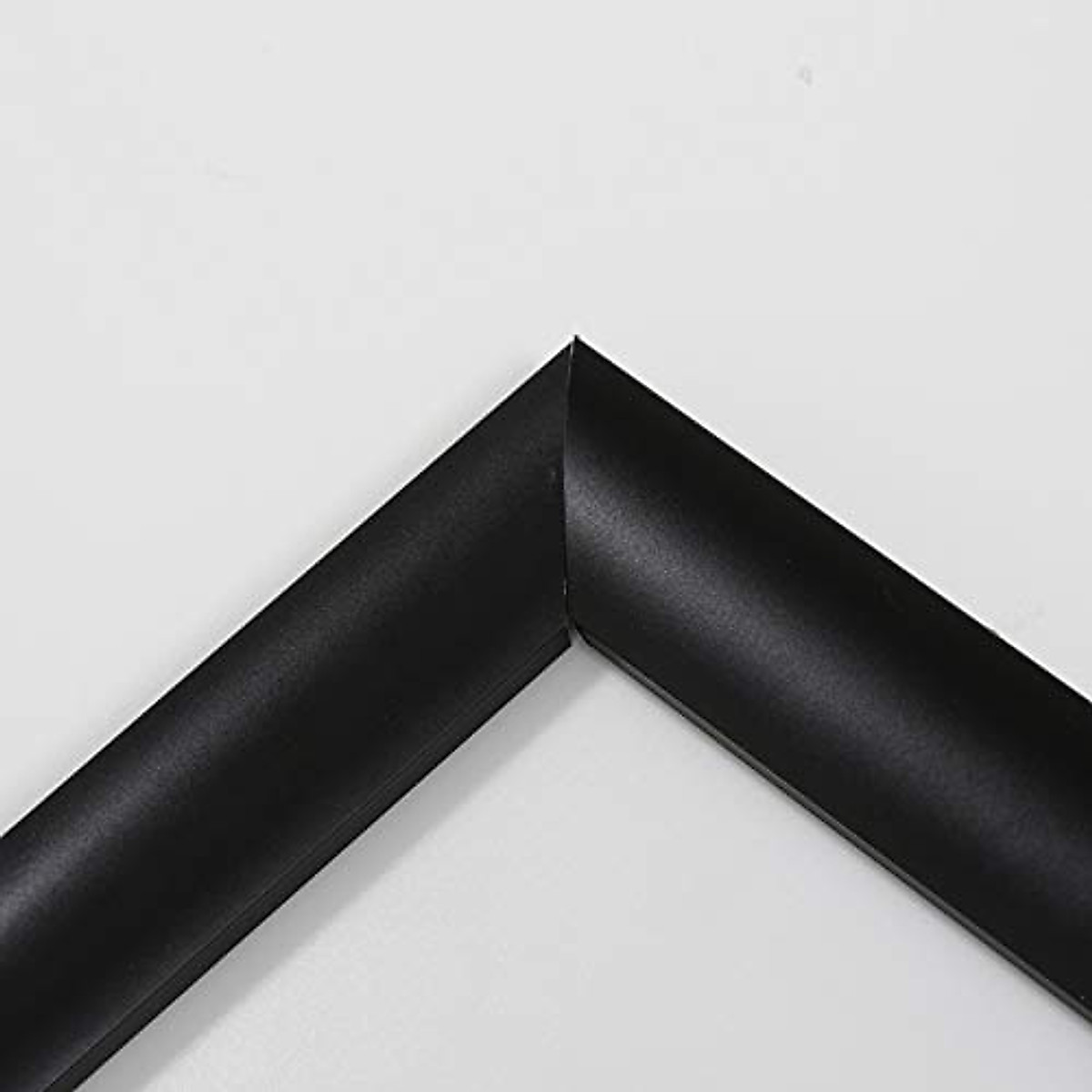 M&T Displays Portable Snap Poster Frame 40x60 Inch Black 1.77" Aluminum Profile Front Loading Wall Mounting Photo Picture Document Certificate Sign Holder Mitered Corner Anti Glare Cover