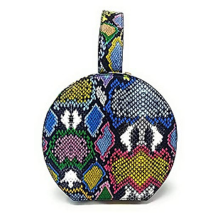 cynllio Top Handle Handbags for Women Snakeskin Clutch Evening Shoulder Bags Fashion Tote Bags for Daily Work Travel