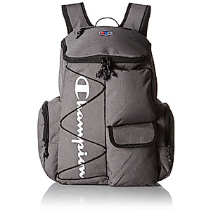 Champion Unisex-Adult's Utility Backpack, Heather Grey, One Size