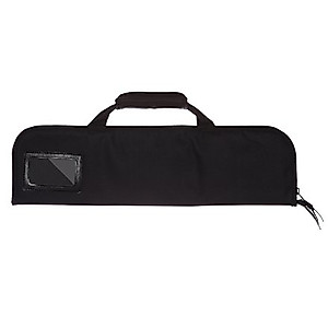 Ergo Chef, Black 5-Pocket Padded Chef's Knife Roll Bag, Bifold