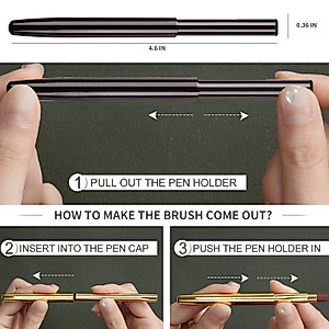 YAFIYGI Lip Brush for Lipstick Retractable Lip Liner Brushes Retractable Lip Brush Applicators Flat Lipstick Gloss Creams Portable with Cap for Women Girls As Present &Halloween Makeup Tools