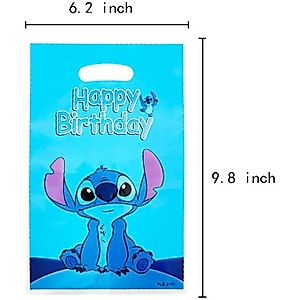 30pcs Lilo and Stitch Birthday Party Gift Bags Candy Bags Goody Bags Lilo and Stitch Birthday Party Supplies Decorations (30pcs)