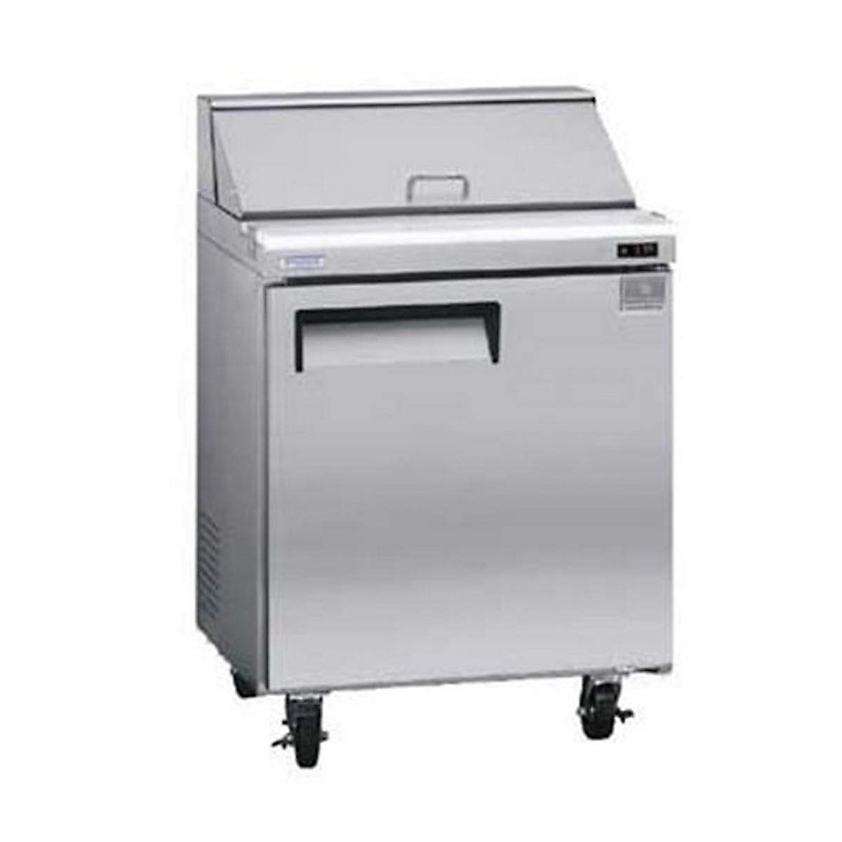 Kelvinator KCST27.8 27" Single Door Sandwich Prep Table, 8 Pans, 6 cu. ft.