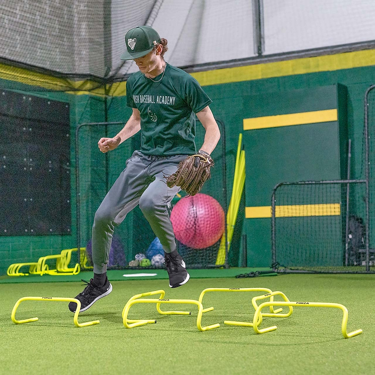 6" SPEED HURDLES - New & Improved Design for Agility Training [Set of 6] [Net World Sports]