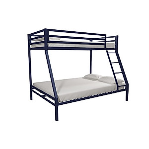 DHP Mainstays Premium Twin Over Full Metal Bunk Bed in Blue
