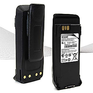(2-Pack) 7.4V Ni-MH Replacement Battery for Motorola PMNN4077 PMNN4077C, Compatible with XPR6100 XPR6300 XPR6350 PR6380 XPR6500 XPR6550 XPR6580 DP3400 DP3601 DGP4150 DGP6150 XIRP6500, PMNN4066A/4065