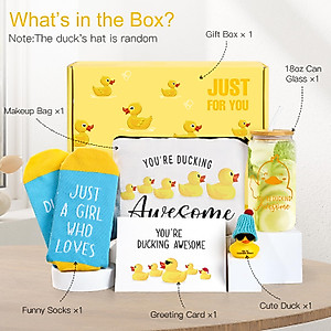 Duck Gifts for duck Lovers,Duck Theme Inspirational Gift,Thank You Gifts for Women,Employee,Christmas Gifts for Women,Sister,Teacher Appreciation Gifts,Graduation Gifts
