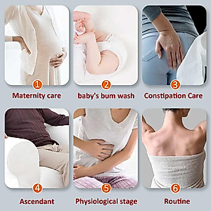 Portable Bidet for Travel, USB Rechargeable Handheld Bidet with 3 Adjustable Cleaning Modes, High-Pressure Water Spray for Personal Hygiene, Postpartum CarePerineal