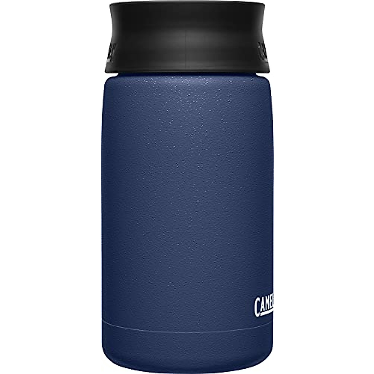 CamelBak Hot Cap Travel Mug, Insulated Stainless Steel, Perfect for taking coffee or tea on the go - Leak-Proof when closed - 12oz, Navy