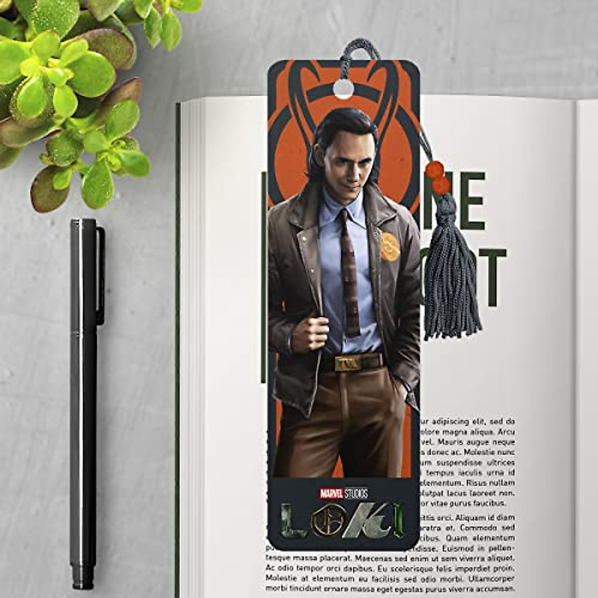 Antioch Marvel Loki Premier Bookmark, Multicolor, 2.25 x .022 x 7.25
