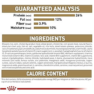 Royal Canin Breed Health Nutrition Dachshund Teckel 8+ Adult Dry Dog Food, 3 lb bag