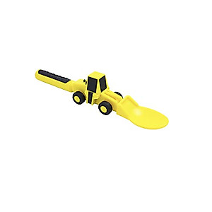 Constructive Eating Made in USA Set of 3 Construction Utensils for Toddlers, Infants, Babies and Kids - Made With Materials Tested for Safety