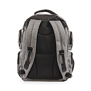 Original Penguin Backpack, Grey Crosshatch, 19"