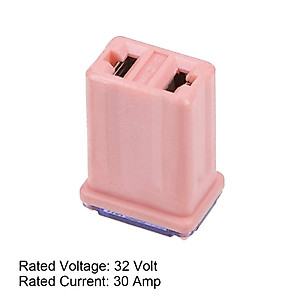 10 Pack 608830 30 Amp Micro Cartridge Fuses Micro Fuse FMM Mcase Micro Female Fuses for Cars, Trucks, and SUV