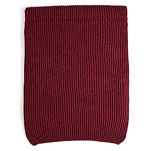 EONPOW Warm Autumn and Winter Scarf, Unisex Pure Color Winter Neck Warm Knitting Yarn Scarf