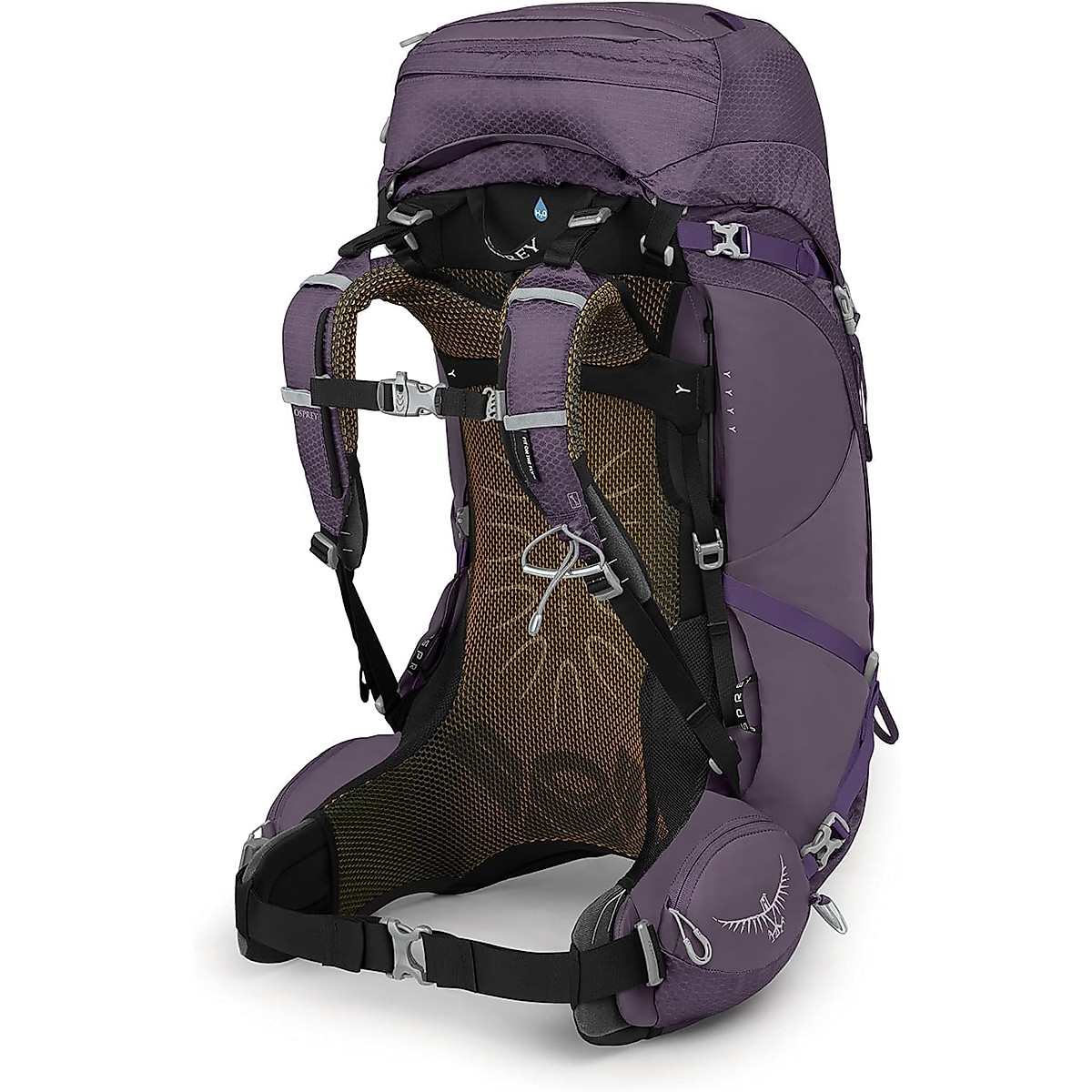 Osprey Aura AG 50 Women's Backpacking Backpack, Enchantment Purple, Medium/Large