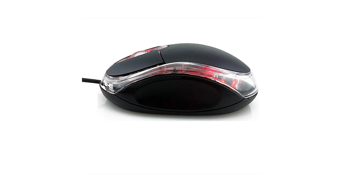 ANRANK UM2030AK Black USB Optical 3-Button 3D Mouse Scroll Wheel LED Light Mouse Mice for PC ...