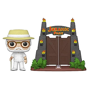 Funko Pop! Town: Jurassic Park - John Hammond with Gates Special Edition Exclusive Vinyl Figure #30