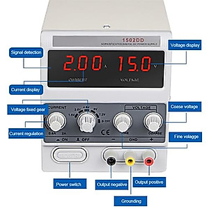 DC Regulated Power Supply Adjustable Digital Display 15V 2A Bench Power-Supplies Voltage Regulator 220V 50/60HZ