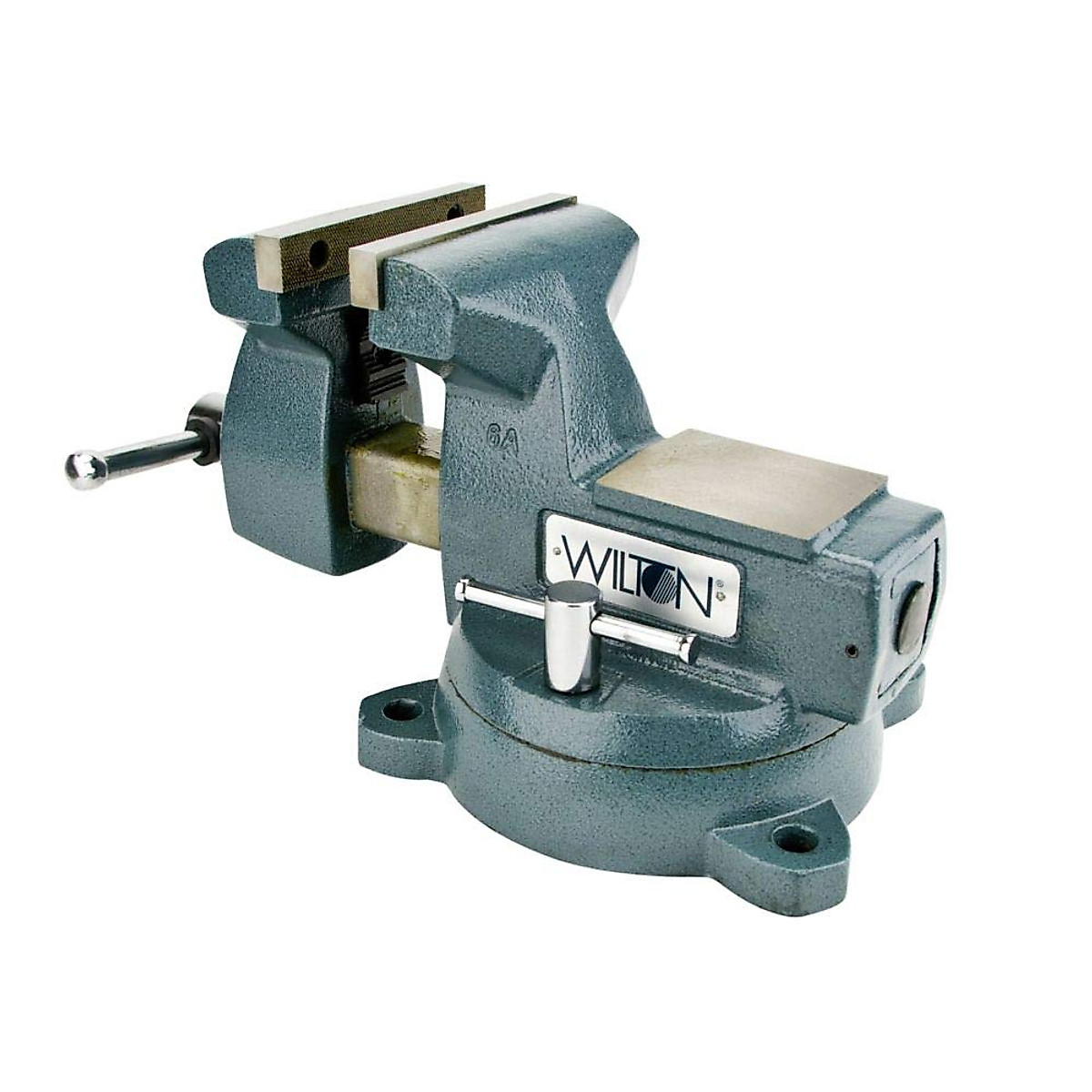 Wilton 21500 Machinists' Vises, 6" Jaw, 4 1/8" Throat, Swivel Base