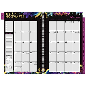 Harry Potter Planner Weekly/Monthly 2021 Calendar