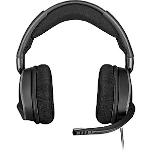 Corsair Void Elite Stereo Wired Gaming Headset Compatible with PC, PS4, Xbox One,and Mobile Devices - - Carbon (Renewed)