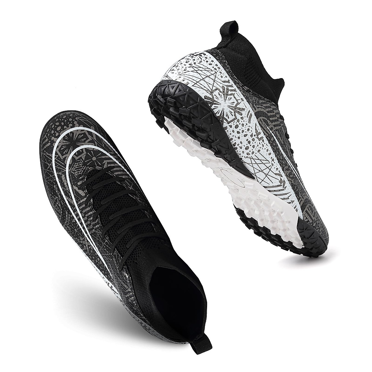 Soccer Cleats Mens Football Cleats for Big Boy Women Indoor Soccer Shoes Tacos de Futbol para Hombre Zapatos de Futbol para Hombre Football Shoes for Youth Futsal Shoes Sneakers Soccer Shoe TF