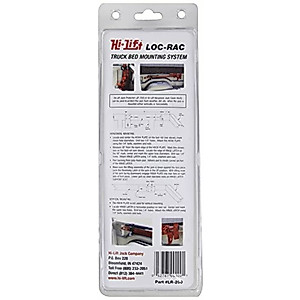 Hi-Lift Jack LR-200 Loc-Rac Jack Truck Bed Mounting System , Black